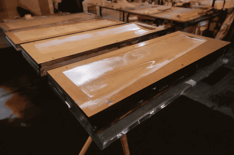 Fiber mold production